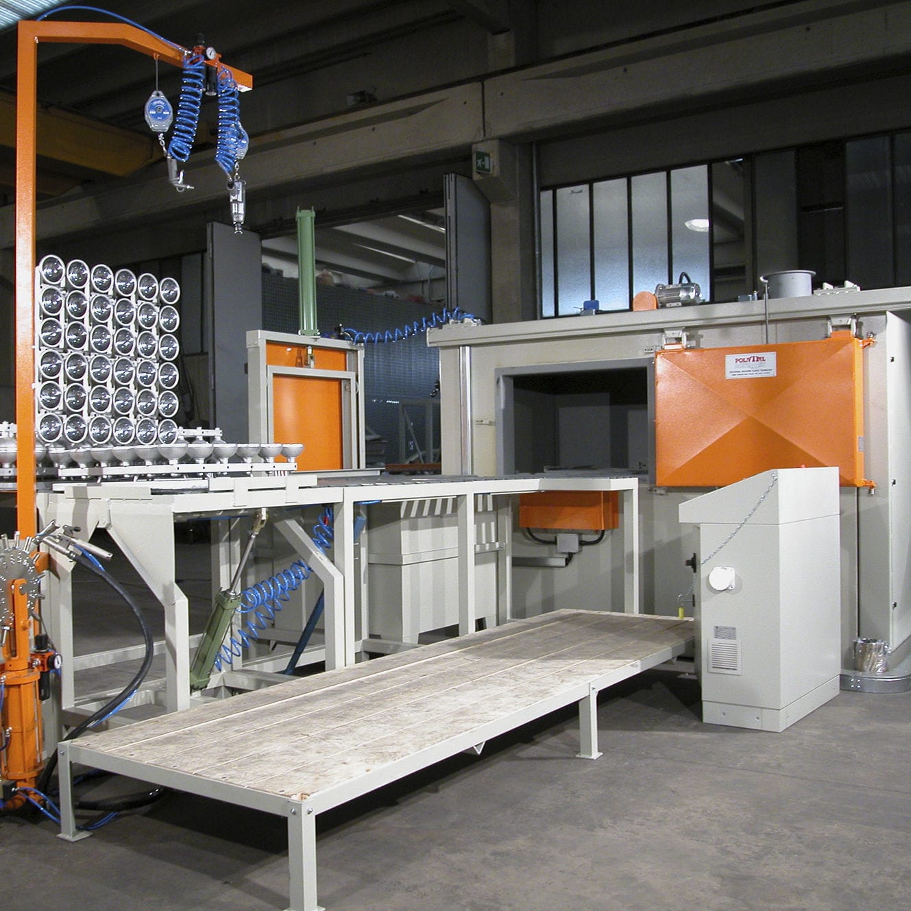 Single station roto-molding machine - PRM 900 BOX - Polivinil ...