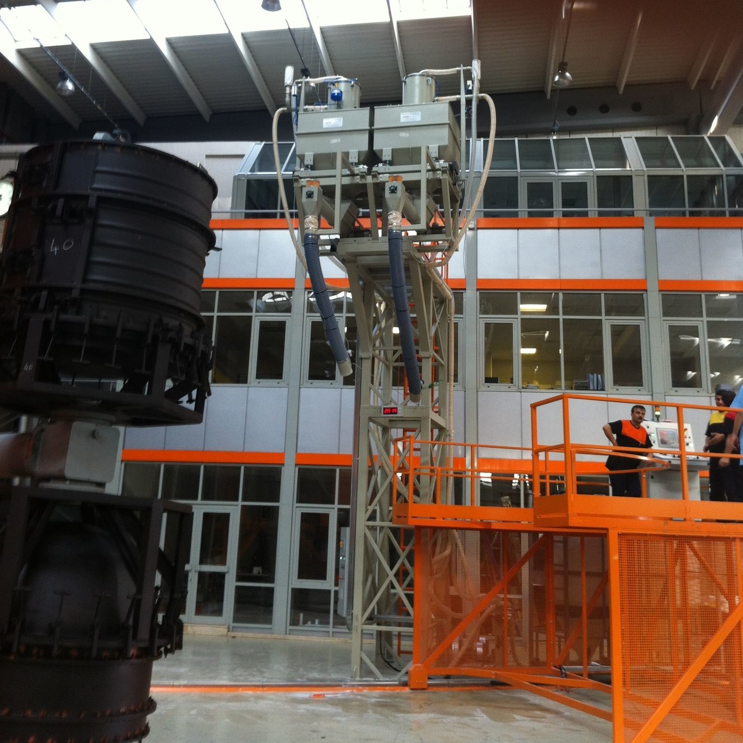 Powder dosing unit - PDU - Polivinil Rotomachinery - with transfer ...