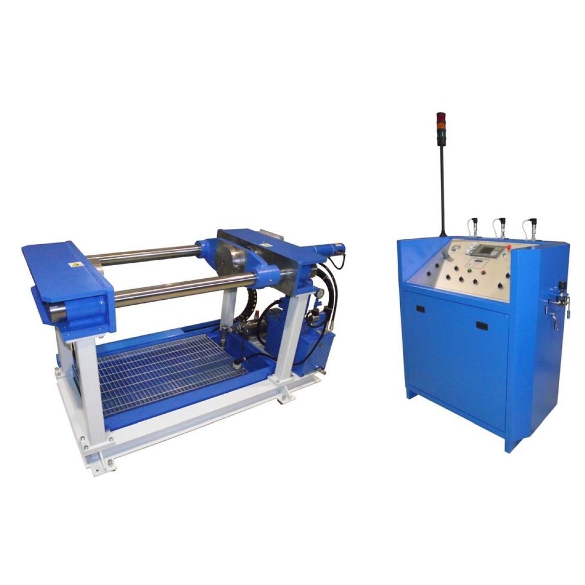 Valve test bench - TEST BENCHES WITH TWO SCREWS - Multi-coupling-system ...