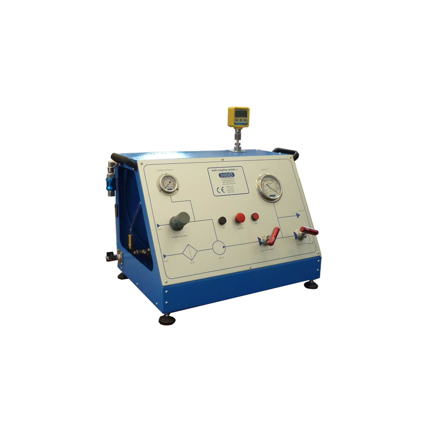 Pressure test machine - YPA0217 - Multi-coupling-system - manual / semi ...