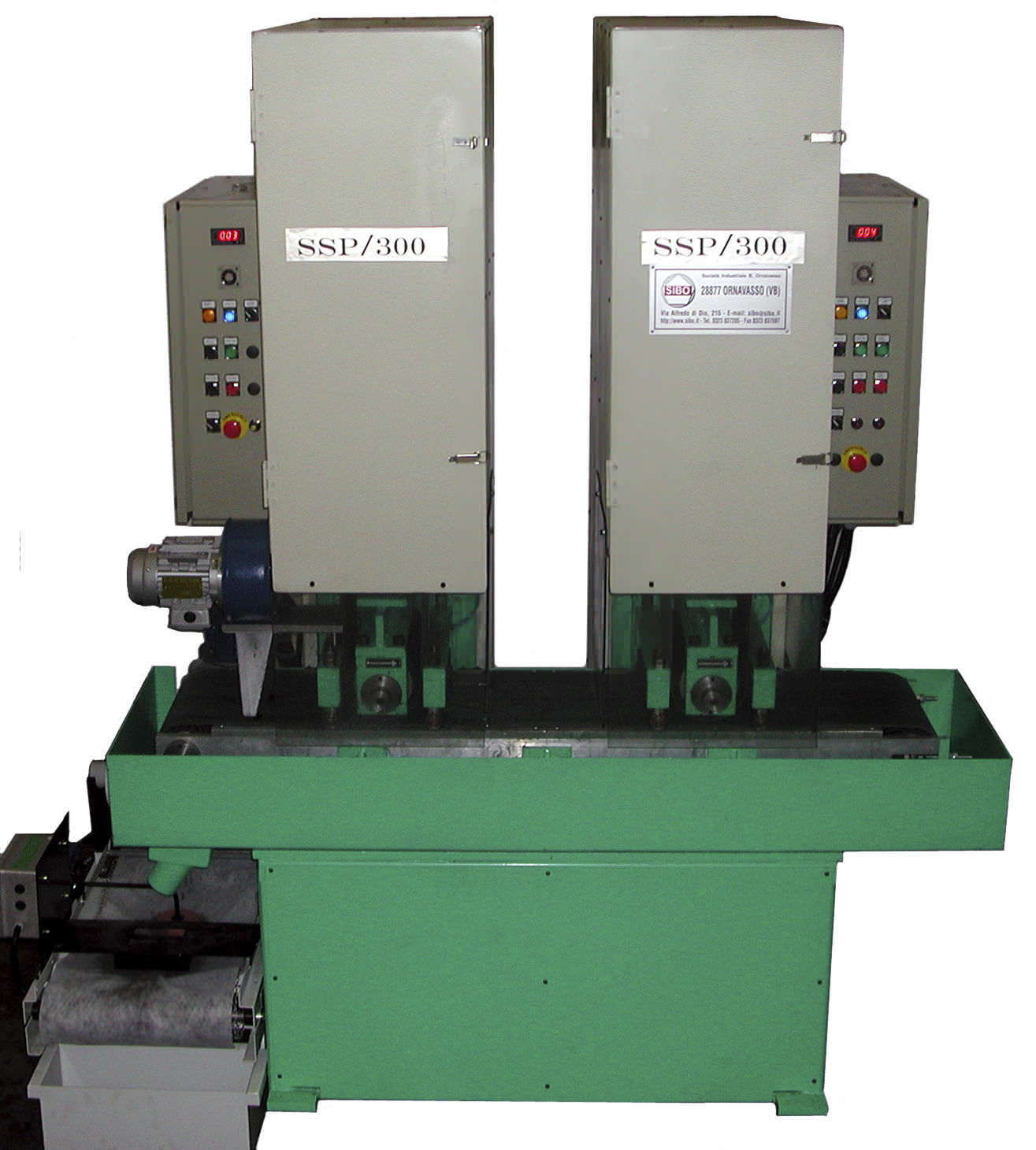Surface grinding/satin finishing machine - 2SSP/300 - SIBO engineering ...