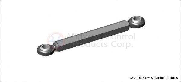 Male rod end - MSM - Midwest Control Products - carbon steel