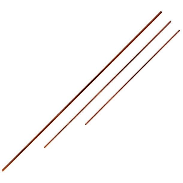 Copper-coated steel ground rod - 2521 series - INGESCO - simple / for roof