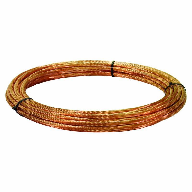 Braided copper electrical cable - 117 series - INGESCO - for building ...