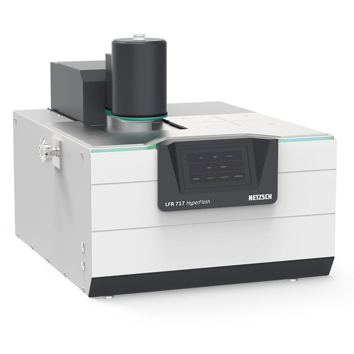 Heat flow for thermal conductivity testing measuring instrument - LFA ...