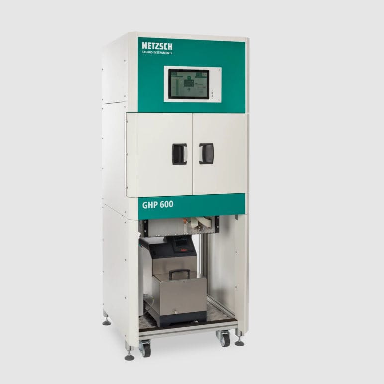Thermal conductivity testing machine - GHP 600 - NETZSCH Analyzing ...