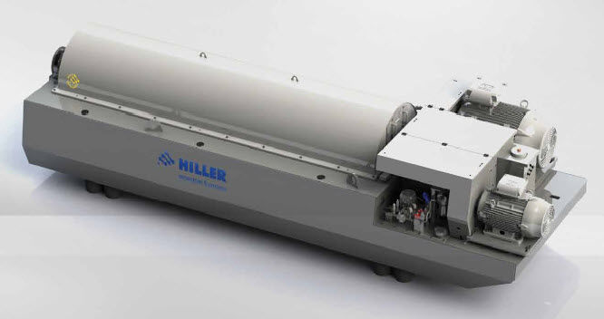 Sludge dewatering decanter - DecaPress - Hiller GmbH - for wastewater ...