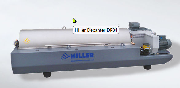 Sludge dewatering decanter - DP84 - Hiller GmbH - centrifugal ...