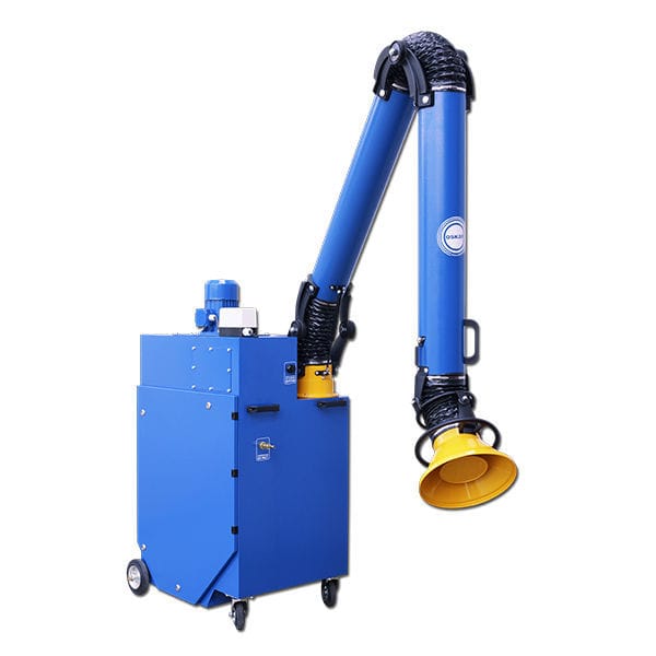 Mobile fume extractor - Rollout - MENEGON - welding / cartridge / with ...