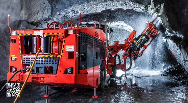Horizontal drilling rig - DL431 - Sandvik Mining and Rock Technology - deep / wheeled / rotary