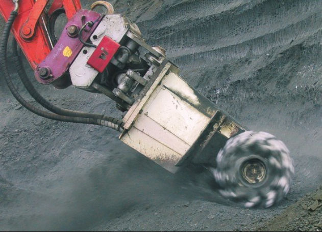 Excavator hydraulic milling cutter - MA520 - Sandvik Mining and Rock ...