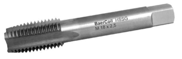 Hand tap - BAER-Company - HSS / for steel