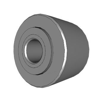 Heavy-duty cam follower - FGL series - Nadella Group - stud / metallic