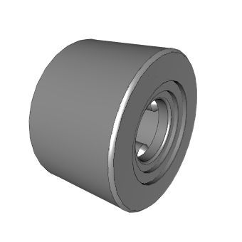 Heavy-duty cam follower - RNA series - Nadella Group - stud / metallic