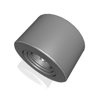 Heavy-duty cam follower - RNAL series - Nadella Group - stud / metallic