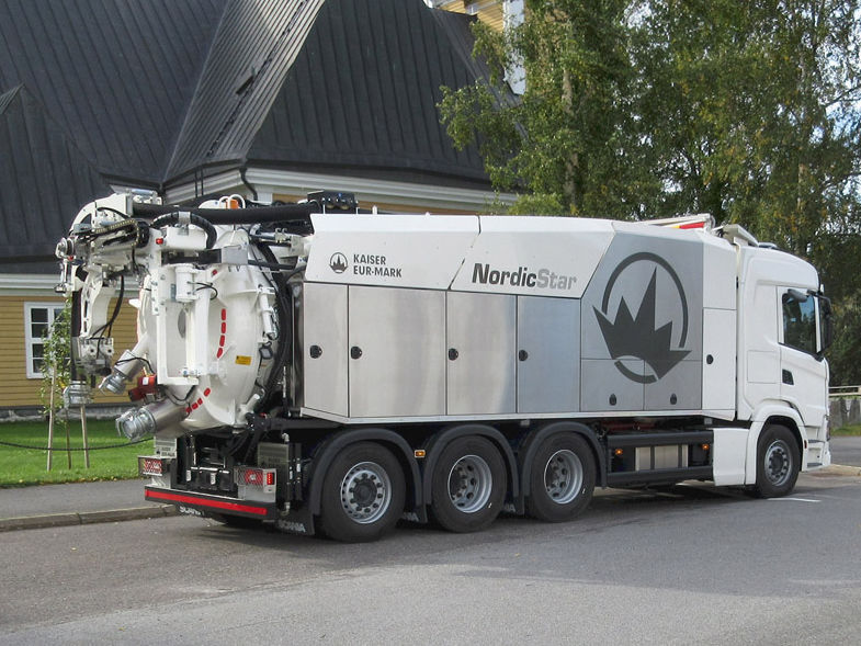 Suction truck - NORDICSTAR - KAISER AG Fahrzeugwerk - water recycling
