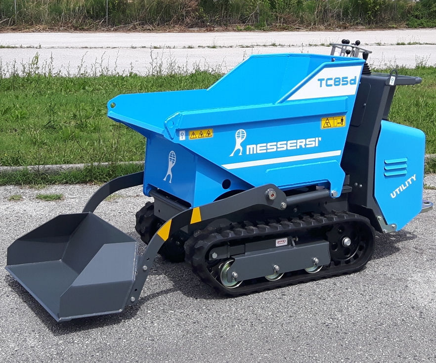Crawler mini dumper - TC85D - Messersì S.p.A. - diesel / lift-skip ...