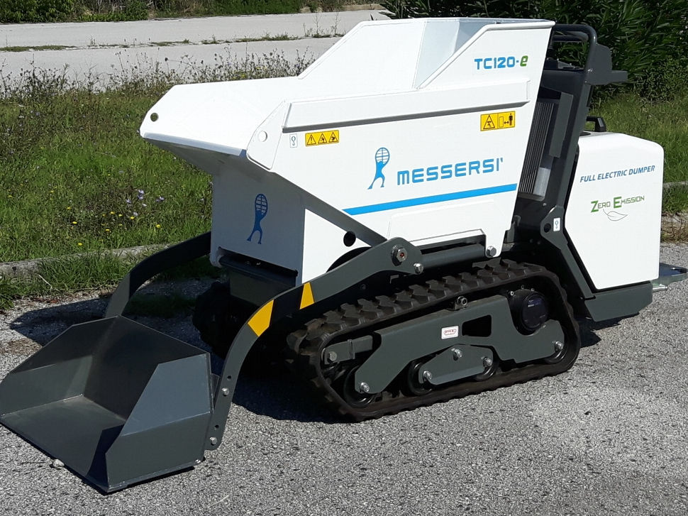 Tracked mini dumper - tc120-e - Messersì S.p.A. - electric / lift-skip ...