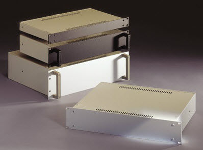 19" rack enclosure - 180 series - RETEX - rectangular / sheet metal