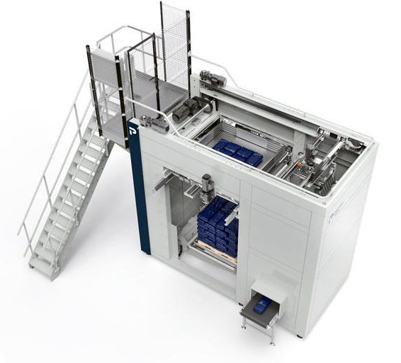 High level infeed palletizer - APC - Premier Tech Systems and ...