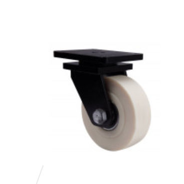 Fixed caster - HLR-NF series - Ruedas Alex - base plate / nylon