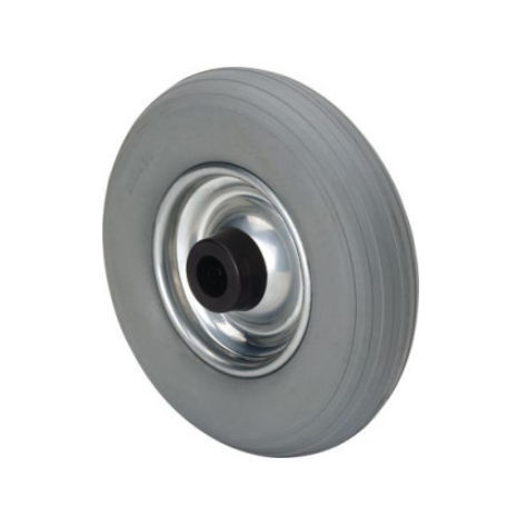 Wheel with solid tire - EM 2-1107 - Ruedas Alex - rubber / smooth / rubber