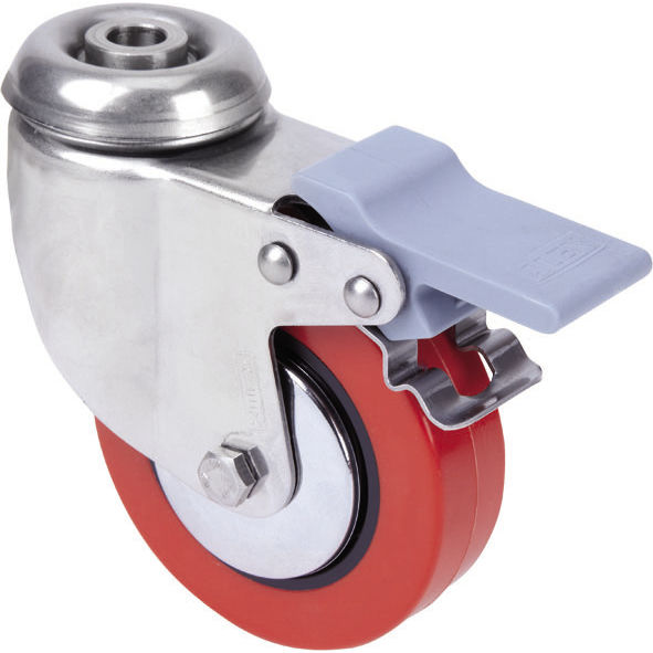 Swivel caster - BHI-PPI series - Ruedas Alex - base plate / central ...