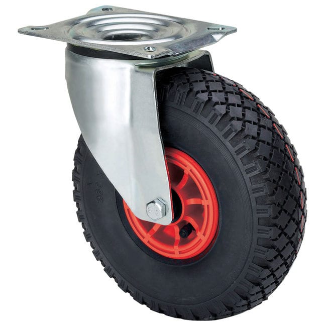 Swivel caster - WL-RIFN series - Ruedas Alex - base plate / with ...