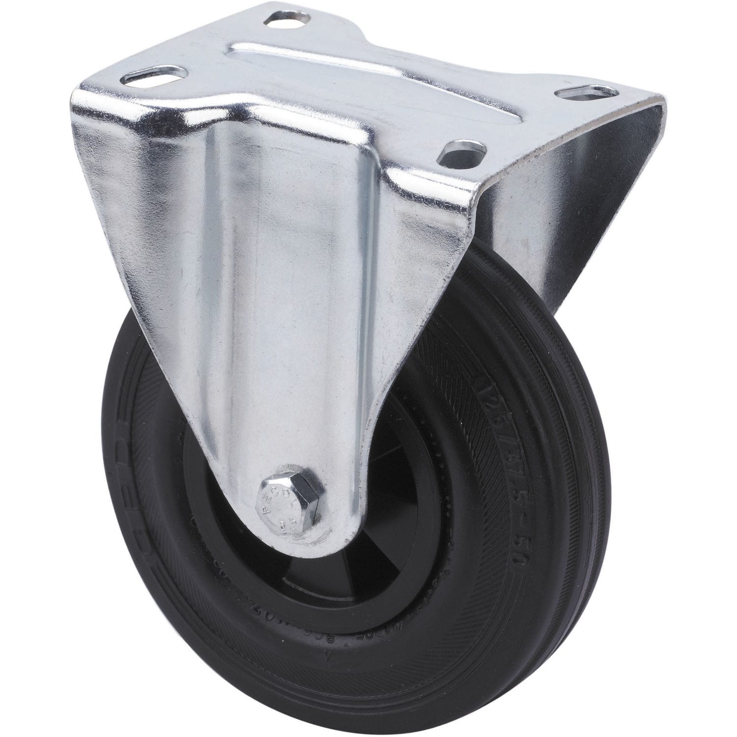 Swivel caster - 123-123 series - Ruedas Alex - base plate / twin / cart