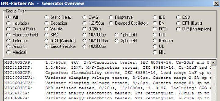 Emulation software - GENECS - EMC PARTNER AG - for test / control / Windows