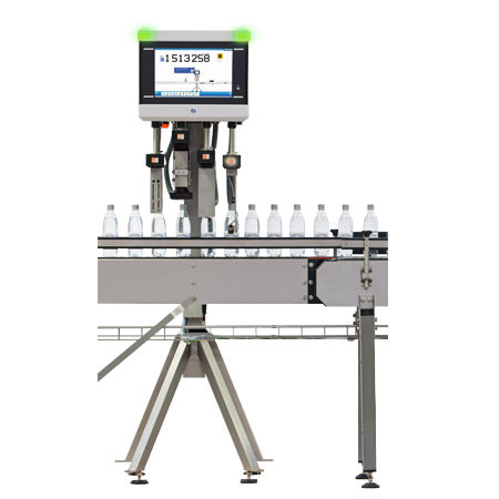 Bottle top filling and closing machine - SPECTRUM II VX - HEUFT ...