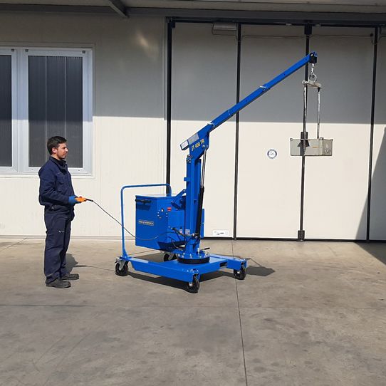 Mobile mini crane - JT400 TR - Gruniverpal S.r.l. - telescopic / for ...