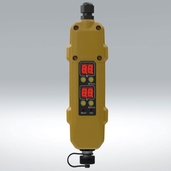 2-axis inclination sensor - Elfa Group - with relay output / mechanical / wireless