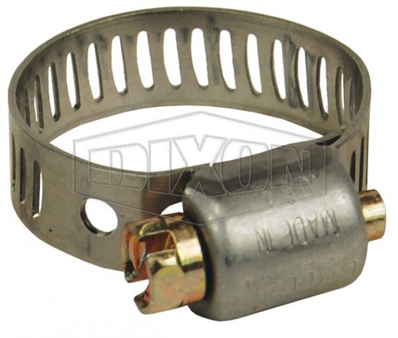 Stainless steel hose clamp - M series - DIXON GROUP EUROPE - worm ...