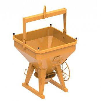 Octagonal concrete skip - TE PF - Secatol SAS - bottom-opening