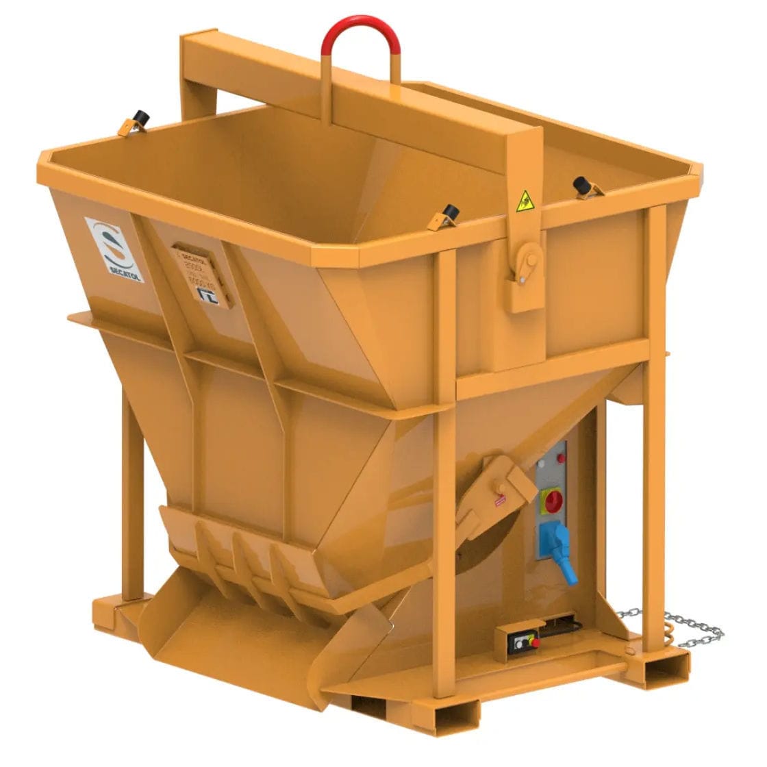 Rectangular concrete skip - ELEV v2 P FM VHGI - Secatol SAS - bottom ...