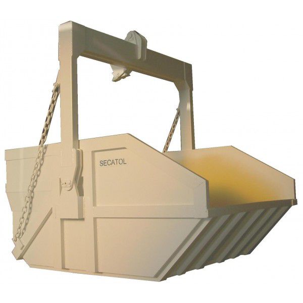 Trapezoidal self-discharging boat skip - AUTOVID PAL-C - Secatol SAS
