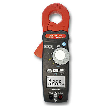 Digital clamp meter - 266 - CENTER TECHNOLOGY - portable / 600 V / 60 A