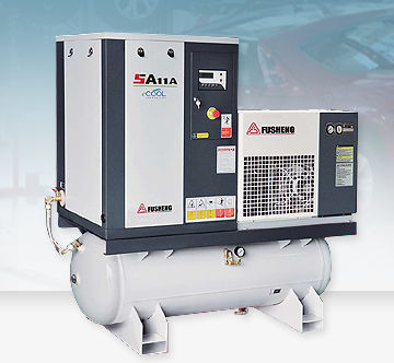 Screw compressor - SA 08-11 series - Fusheng Industrial - air ...