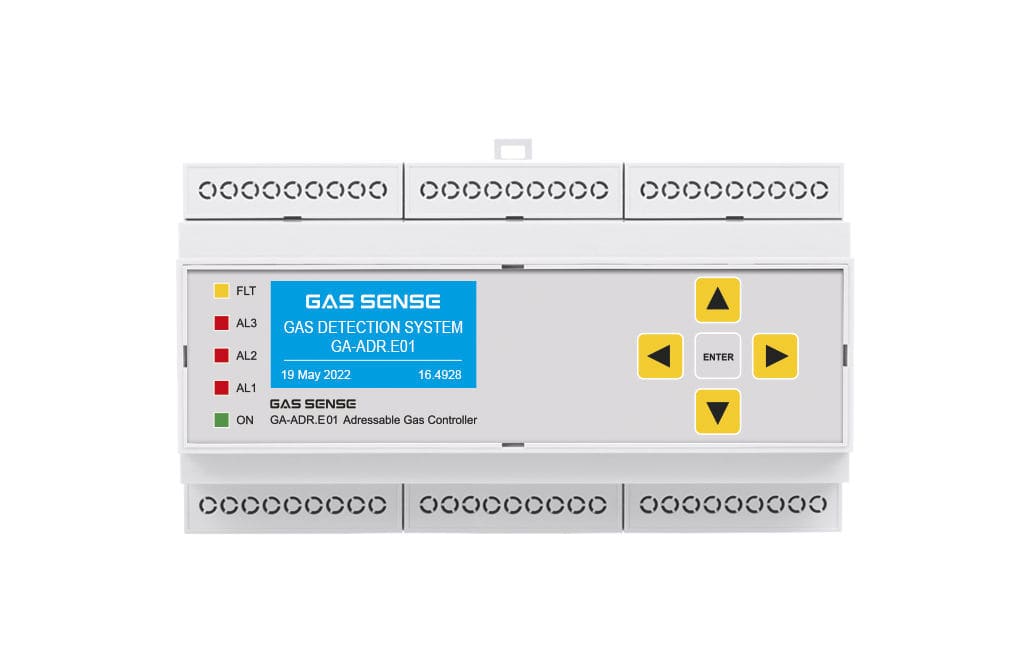 Programmable gas detection control unit - GA-ADR.E1 - Gas Sense - LCD ...