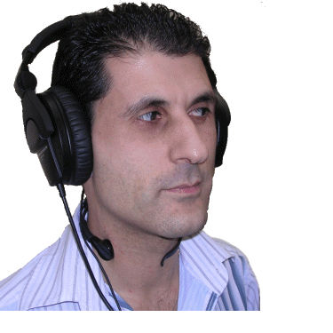 Noise-cancelling two-way headset - Laryngocom - SATEC - radio ...