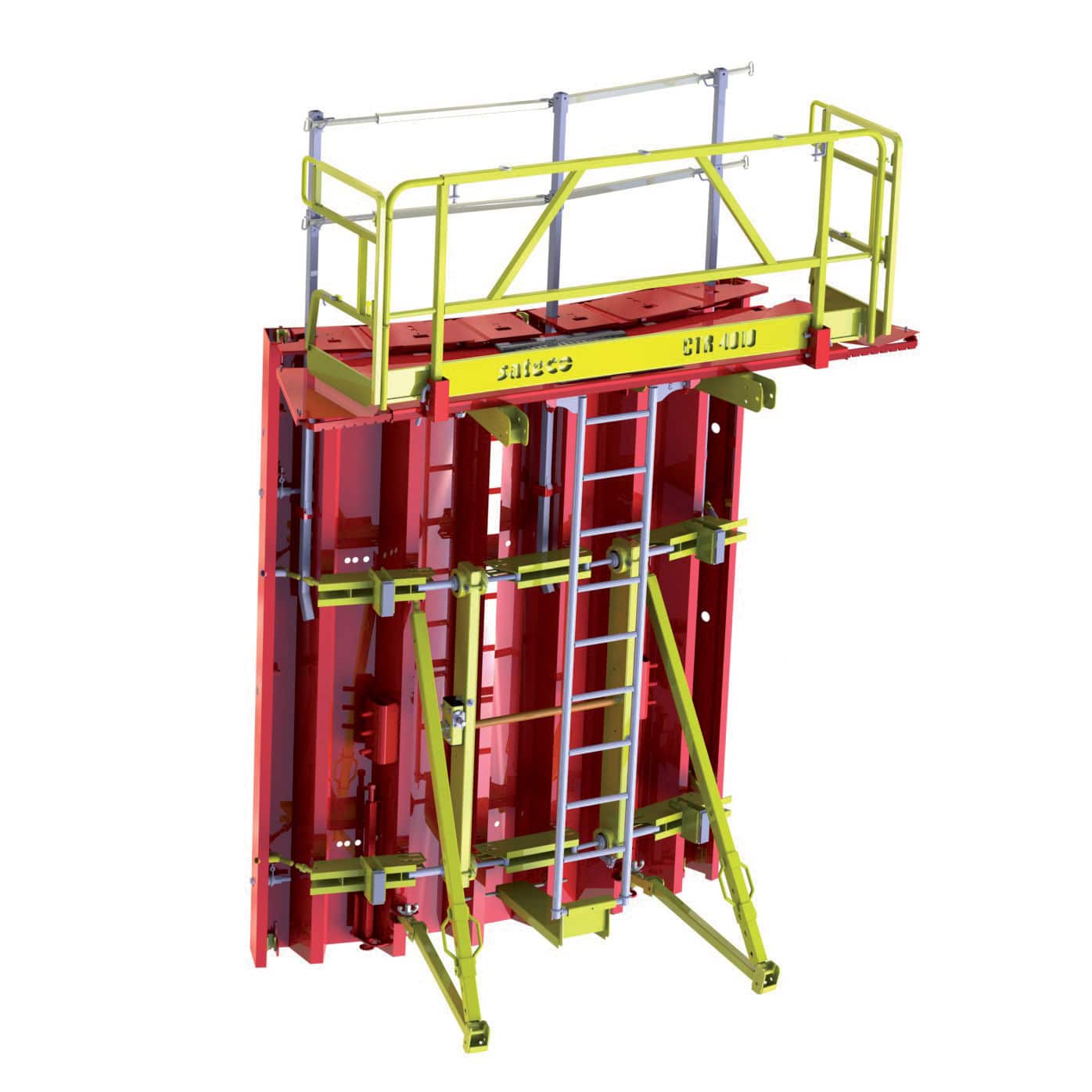 Circular formwork - CTR 4010 - Sateco - wall