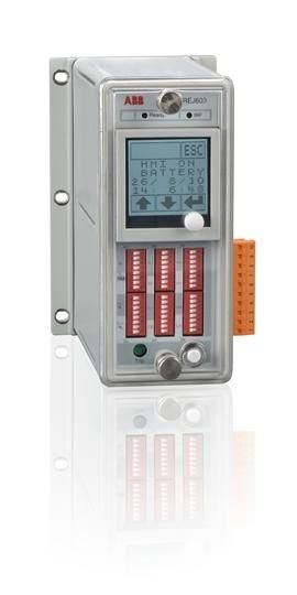 Power protection relay - REJ603 IEC - ABB Oy Distribution Automation - panel-mount / digital