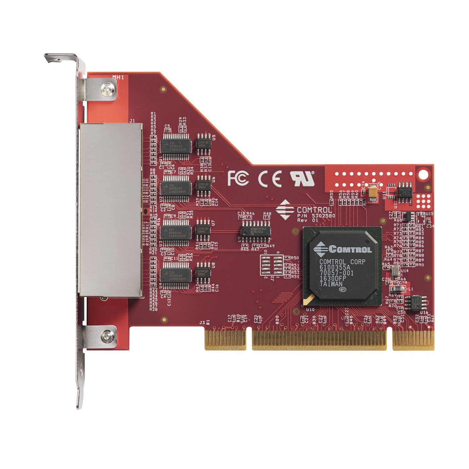 4 ports multi-port serial communication card - 30023-6 - Comtrol Corporation - RS232 / PCI bus ...