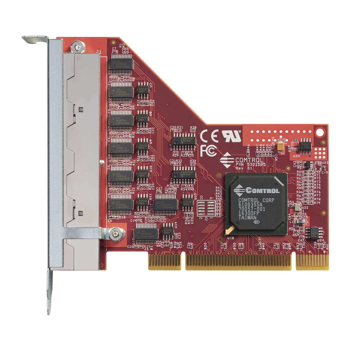 8 ports multi-port serial communication card - 30027-4 - Comtrol ...