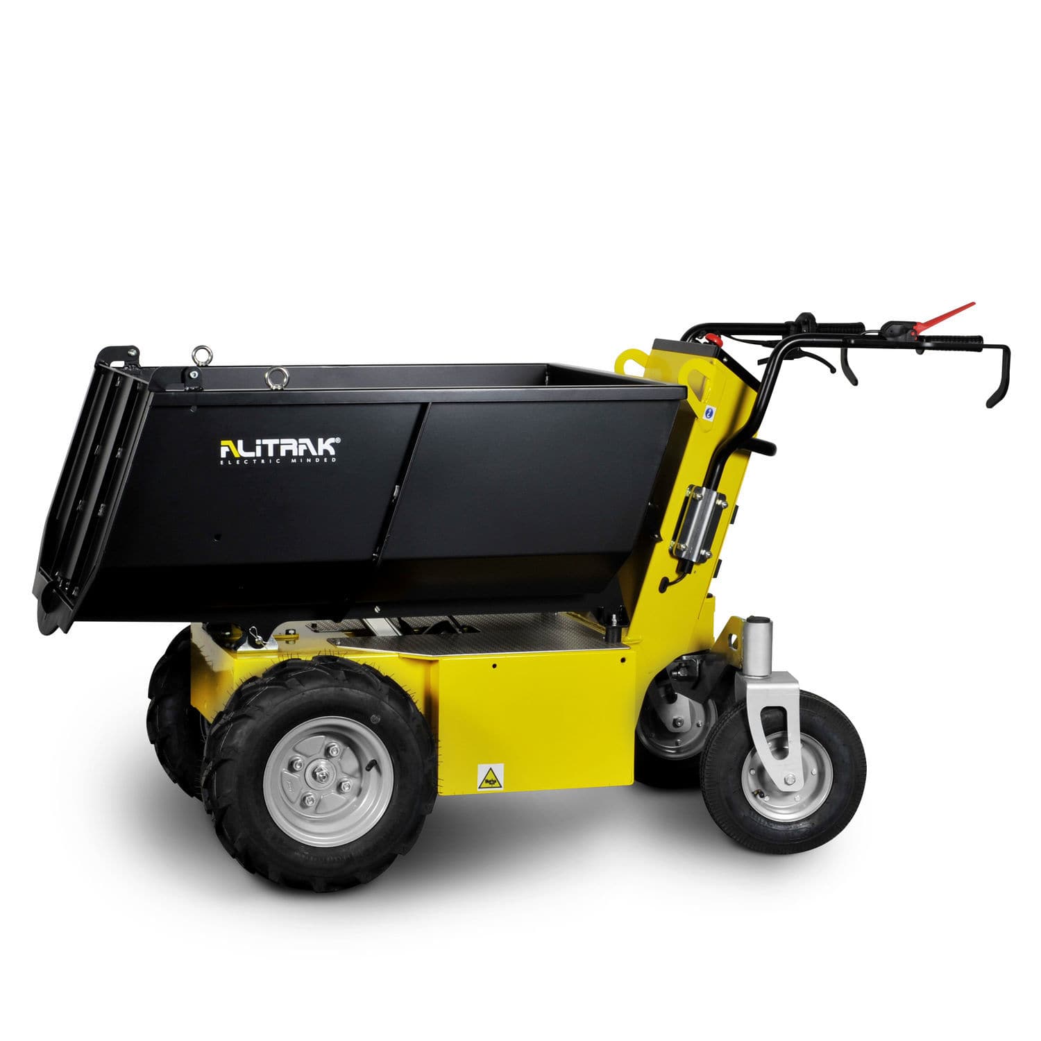 Wheeled mini dumper - MT700P - ALITRAK S.r.l - electric / front-loading / lift-skip