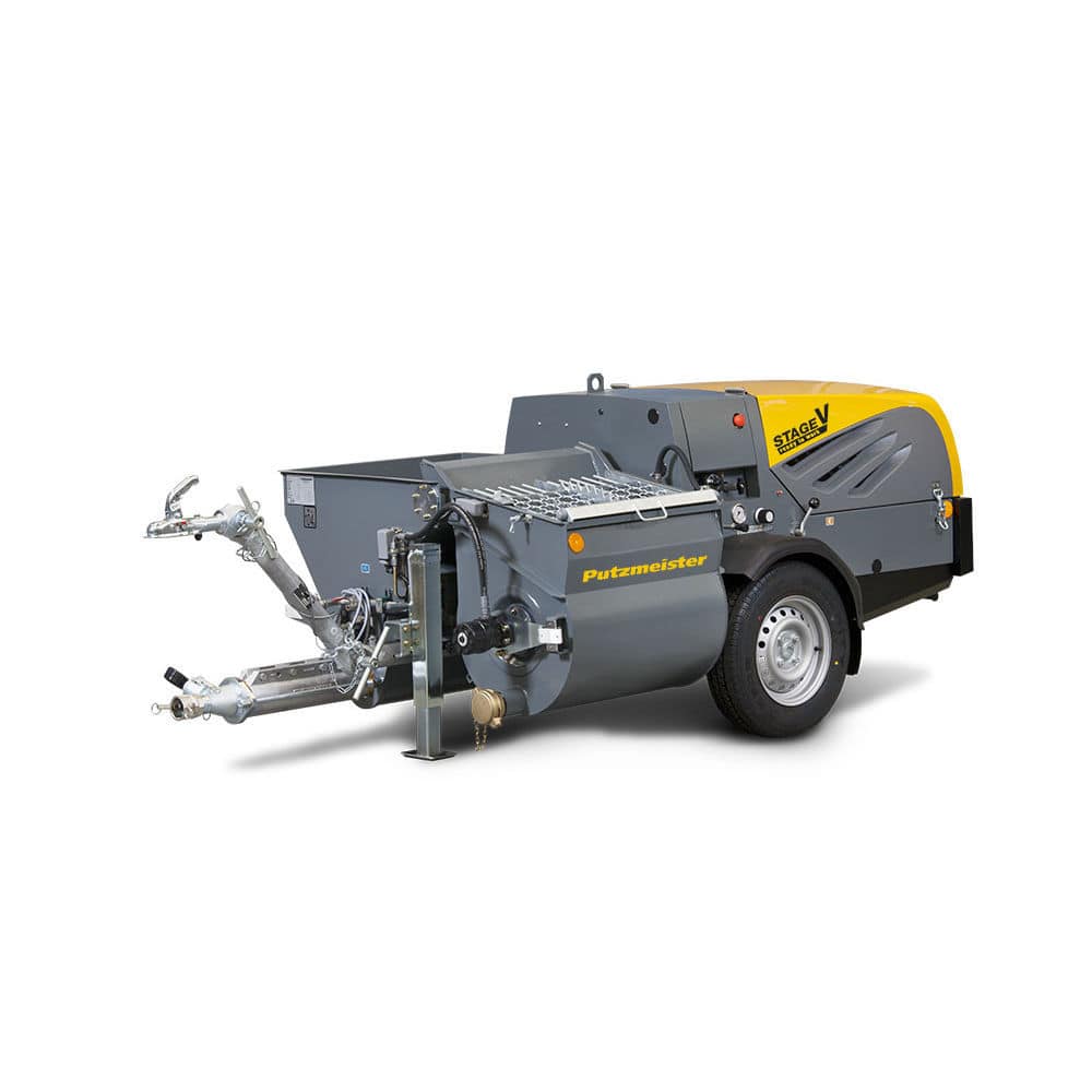 Worm gear pump - SP 11 LMR - PUTZMEISTER - grout / for cement / plaster