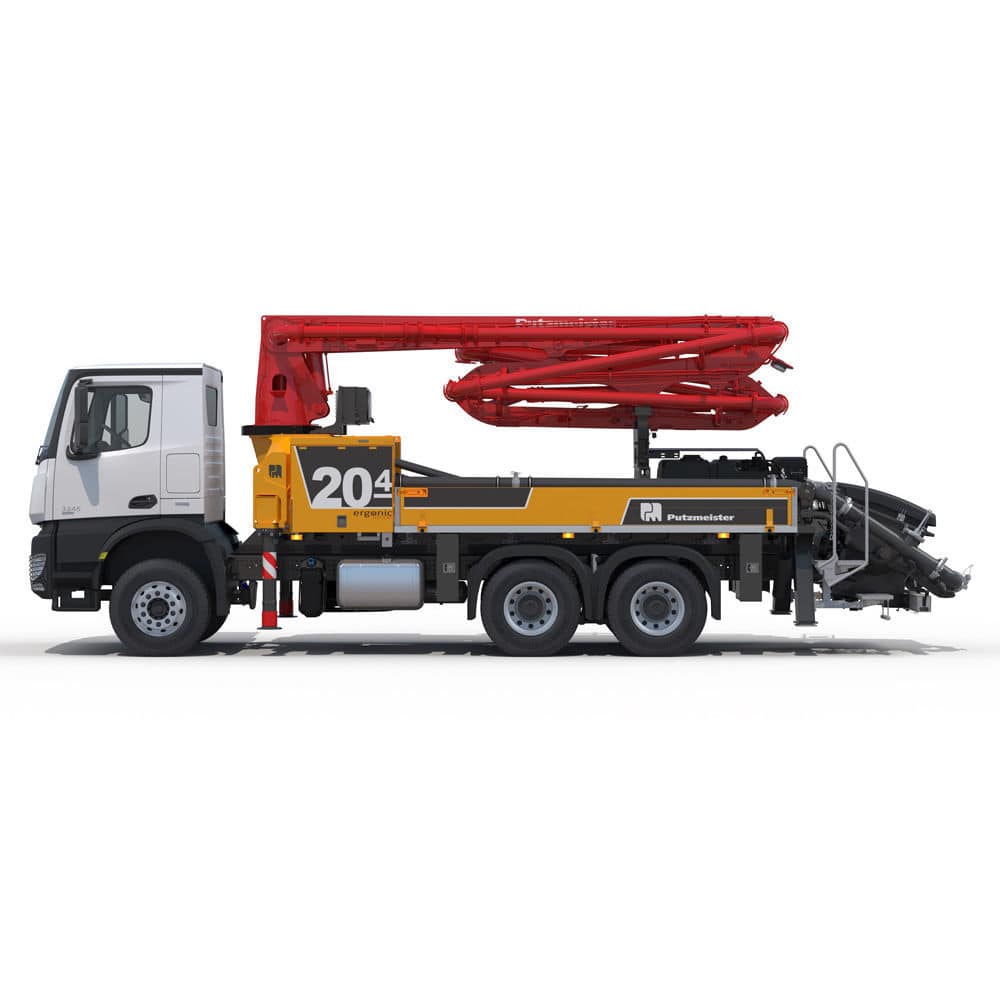 Mixer truck-mounted truck-mounted concrete pump - M20-4 - PUTZMEISTER ...