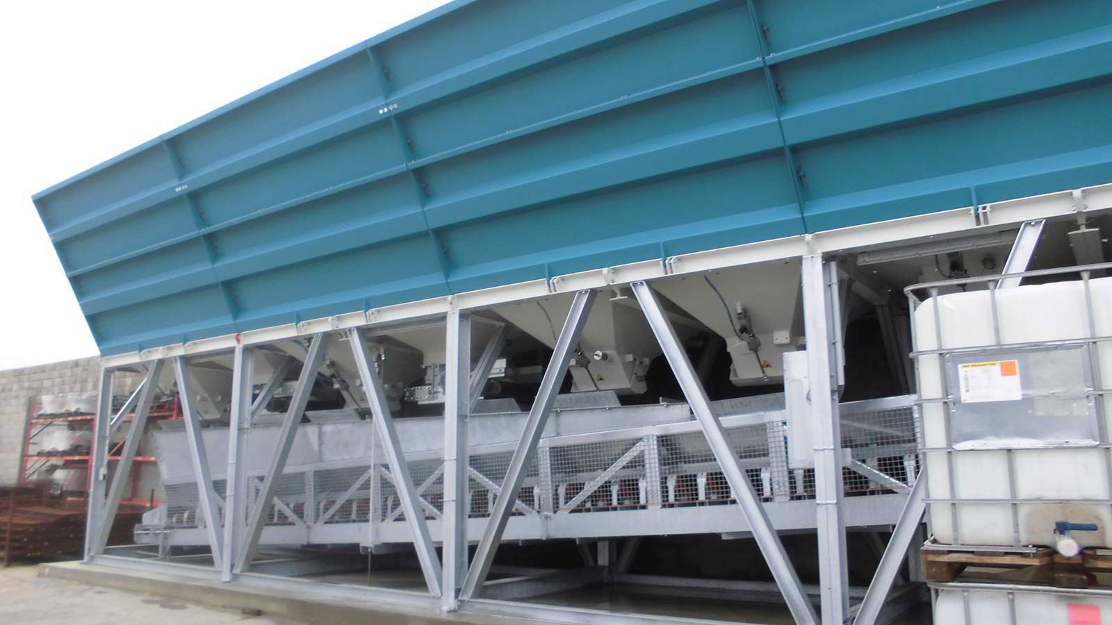 Storage hopper - CEL 20 - Ammann - dosing / for concrete