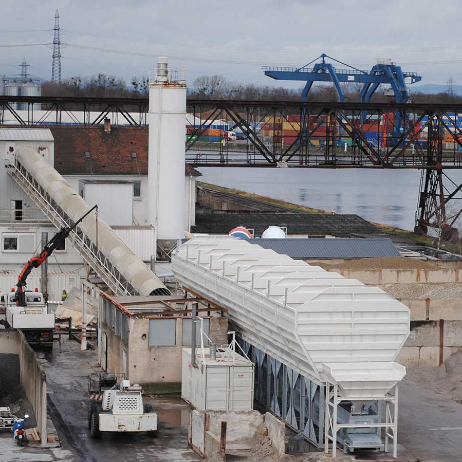 Storage hopper - CEL 52 - Ammann - dosing / for concrete